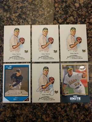 Greg Smith Rookie Card Lot with Auto Autograph Card | eBay