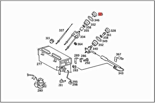 Genuine MERCEDES A124 C124 C140 S124 W124 W140 Knob 1248200092 | eBay