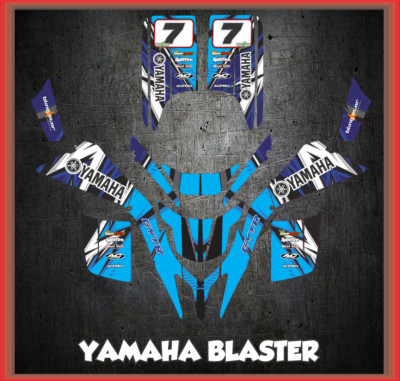 YAMAHA BLASTER 200 SEMI CUSTOM GRAPHICS KIT Vortex | eBay