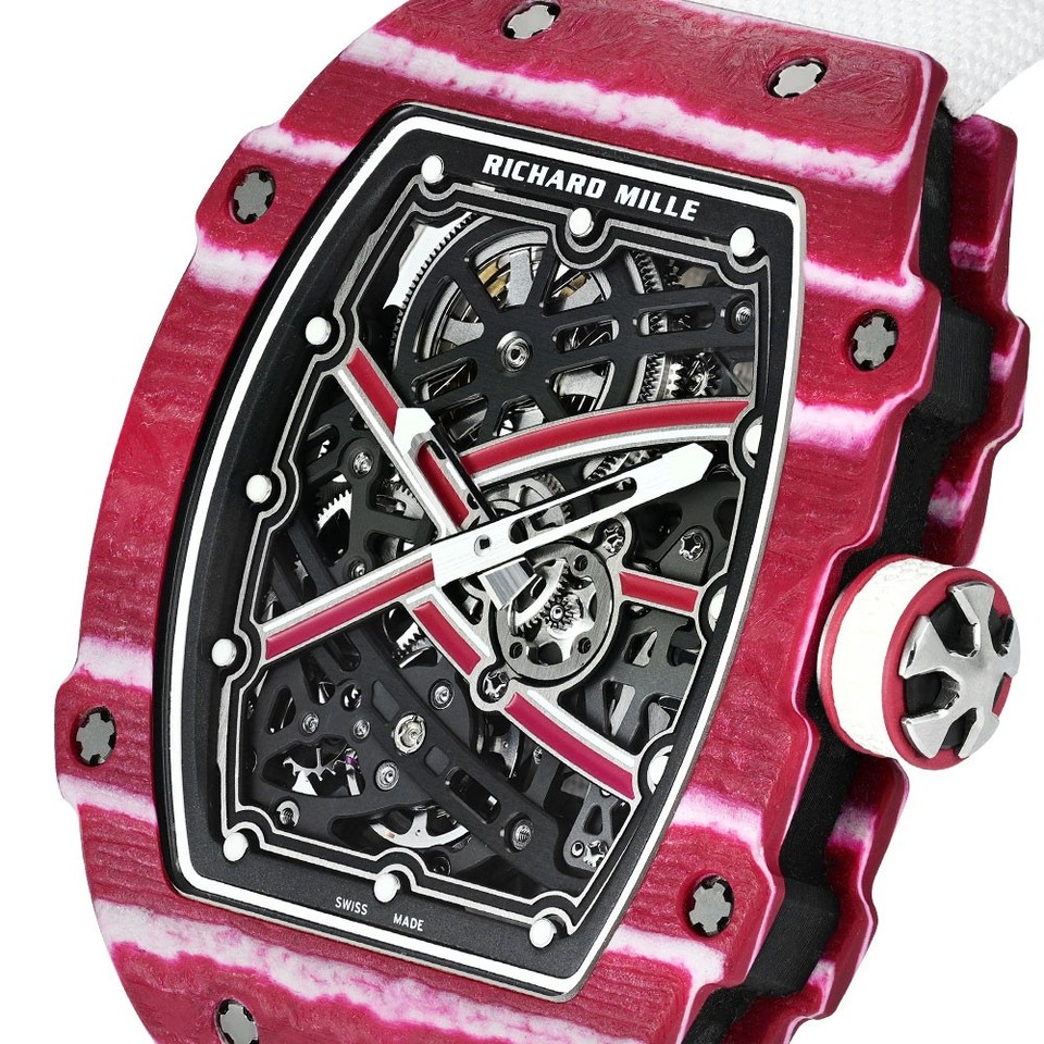 Richard Mille RM 67-02 Watch 39MM Skeleton Index Hour Markers Dial ...
