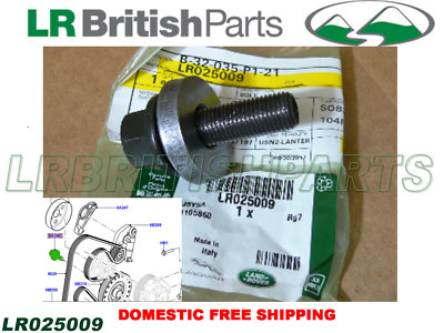 GENUINE LAND ROVER BOLT CRANKSHAFT PULLEY 2.0L 16V PETROL LR025009 | eBay