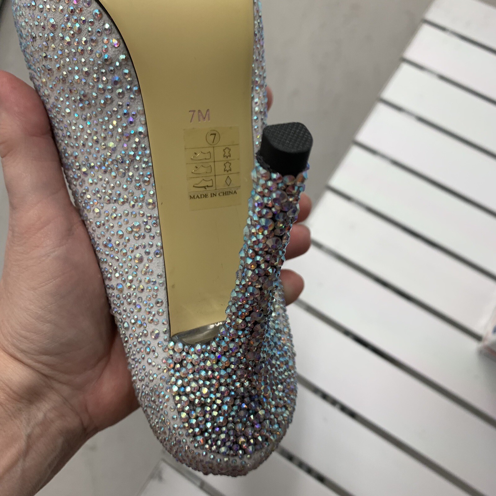 Pleaser Prestige-20 white suede platform stiletto heels pumps ...