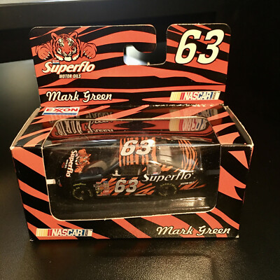 Very RARE NASCAR Exxon Superflo Motor Oils Mark Green #63 1:64 tiger ...