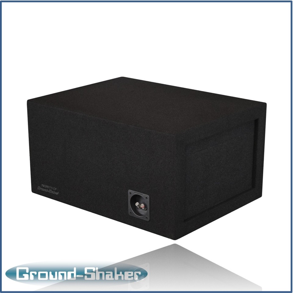 Ground Shaker Single Competition Ported / Vented Sub Box Subwoofer ...