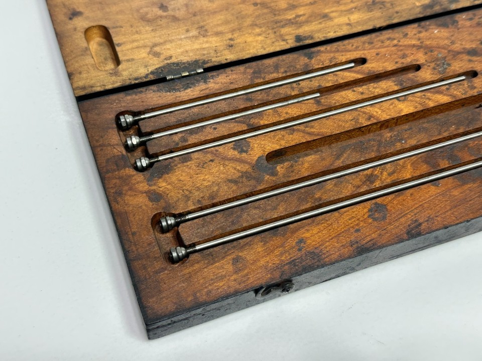 Craftsman Tools USA 6pc Depth Micrometer Set - Wood Case | eBay
