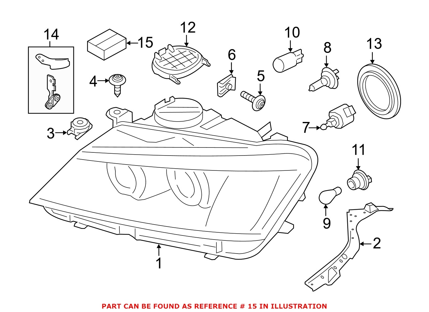 Genuine OEM Headlight Mounting Screw For BMW 63117387835 | eBay