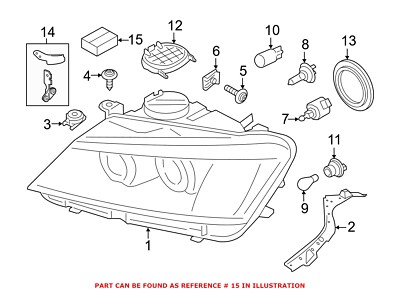 Genuine OEM Headlight Mounting Screw For BMW 63117387835 | eBay