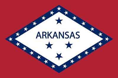 Arkansas state flag sticker weatherproof bumper vinyl decal | eBay