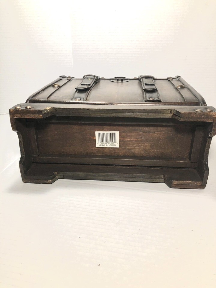 Wooden Box Shaped Like A Chest | eBay