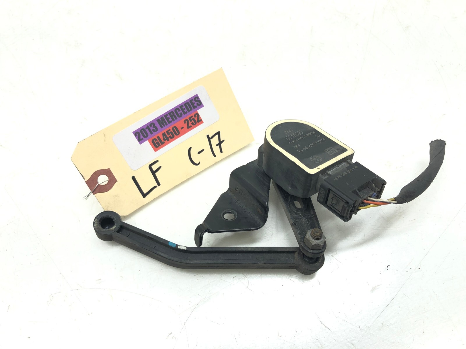 2013-2016 MERCEDES GL450 LEFT FRONT SUSPENSION HEIGHT LEVEL SENSOR OEM ...