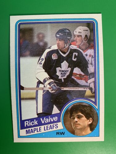 1984-85 Topps Rick Vaive #138 Toronto Maple Leafs | eBay