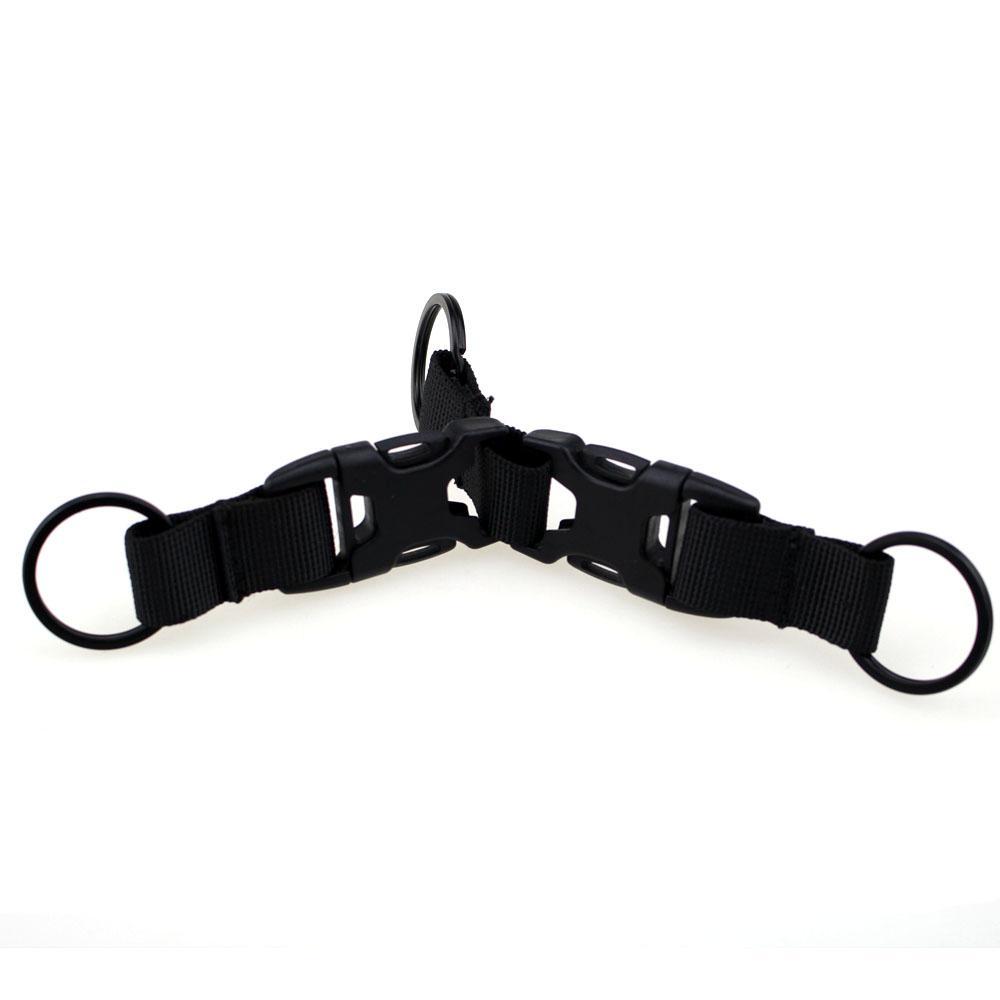 NEW Quick Release Buckle Tactical Backpack Belt Buckle Double Key Chain ...