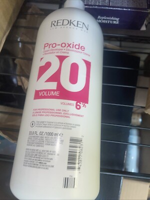 Redken Pro-Oxide Hair Color Cream Developer 20 Volume - 33.8oz ...