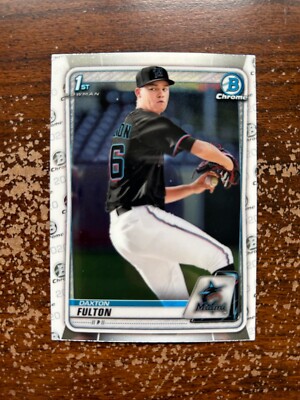 Daxton Fulton, Chrome #BD-131 - 2020 Bowman Draft | eBay