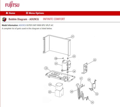FUJITSU K9314233012 CONDENSER TA 9CQ/RQ DW WSL DNO STDRD FIN | eBay