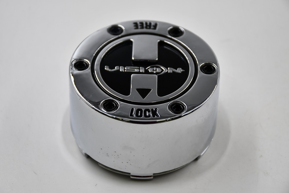 Vision 393 Lock Out ATV/UTV Wheels Chrome Wheel Large Center Cap C393Z ...
