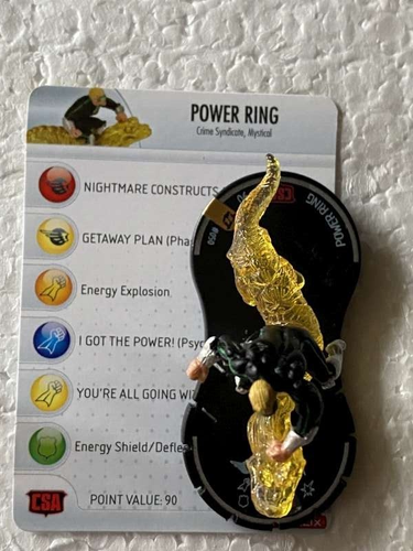 DC Heroclix Justice League Set SR #POWER RING #050 #50 Super Rare | eBay