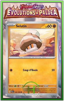 Selutin - EV2:Évolutions à Paldea - 120/193 - Carte Pokémon Française ...