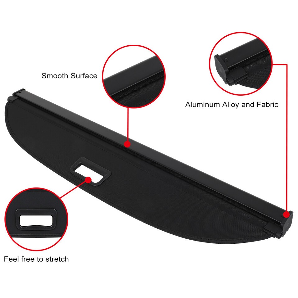 For 2018 2019-2024 Nissan Kicks Rear Cargo Cover Trunk Shield Shade ...