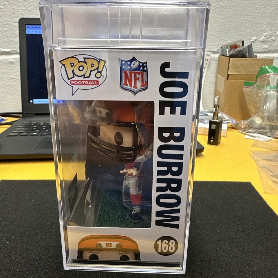 Funko Pop! NFL Football Joe Burrow Vinyl Figure (168) Graded PSA 8.5 ...