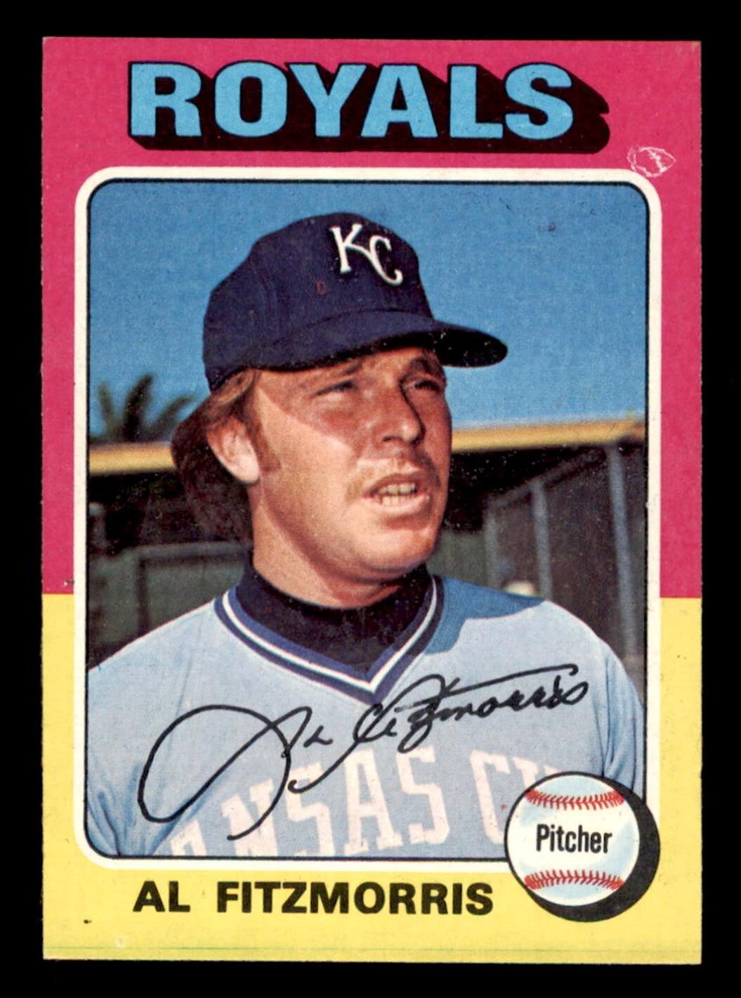 1975 Topps Baseball #24 Al Fitzmorris EX/MT | eBay