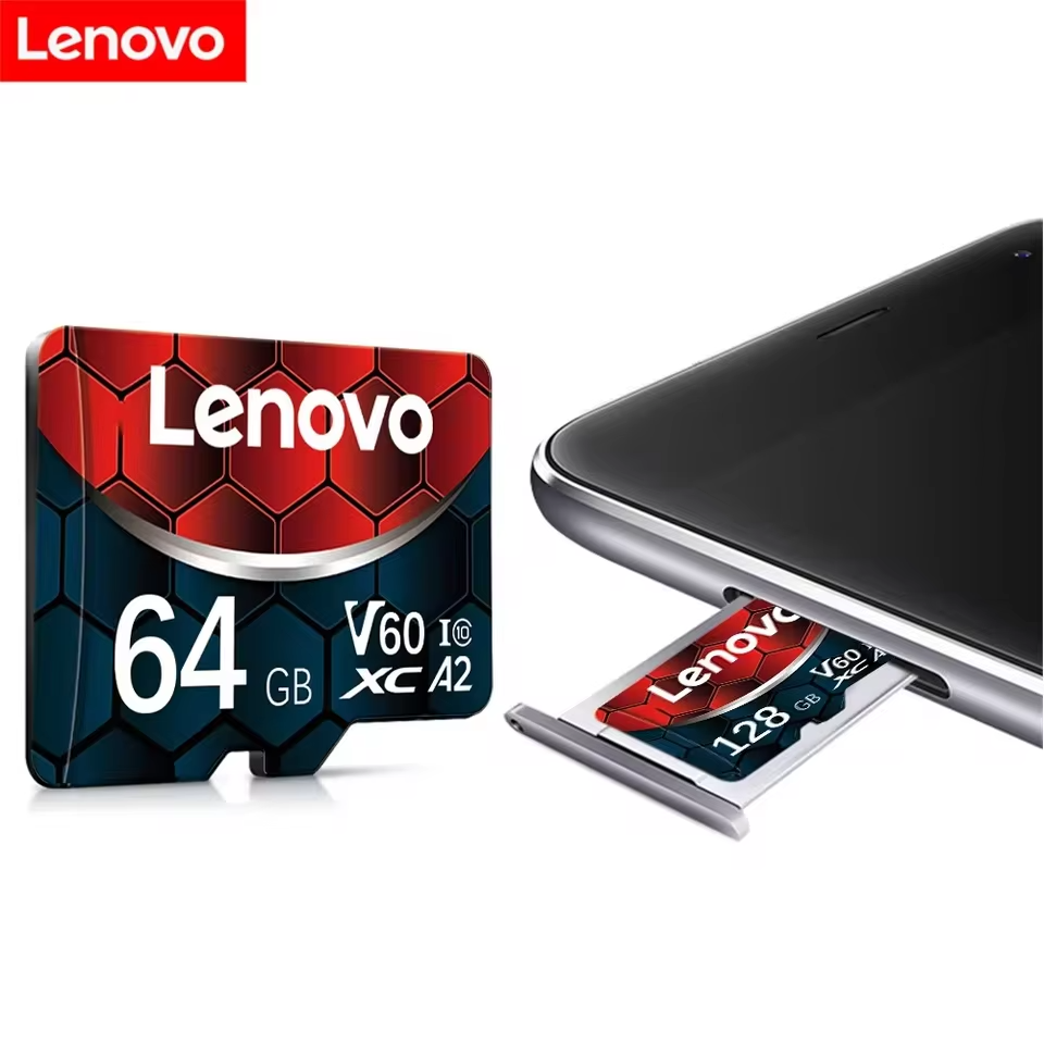 Lenovo 2TB 1TB 64GB 128GB 256GB 512 Micro TF SD Card High Speed Memory ...