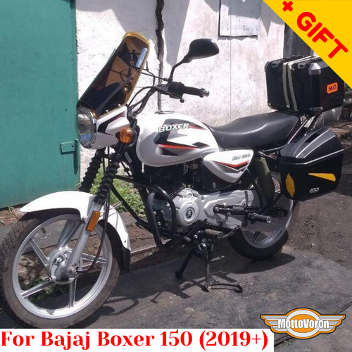 For Bajaj Boxer 150 Side carrier Kawasaki Boxer 150 Pannier rack ...