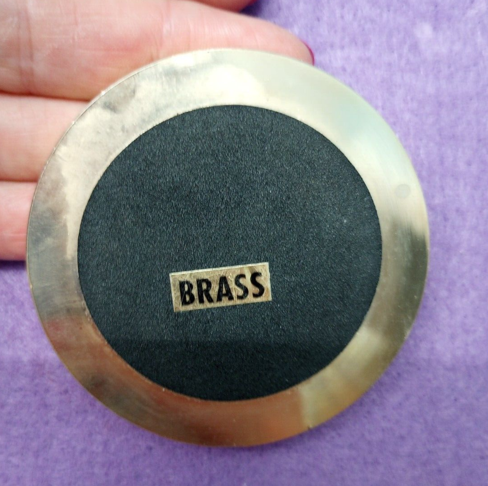 Vintage Solid Brass Magnifying Glass Life Member Military Officers ...
