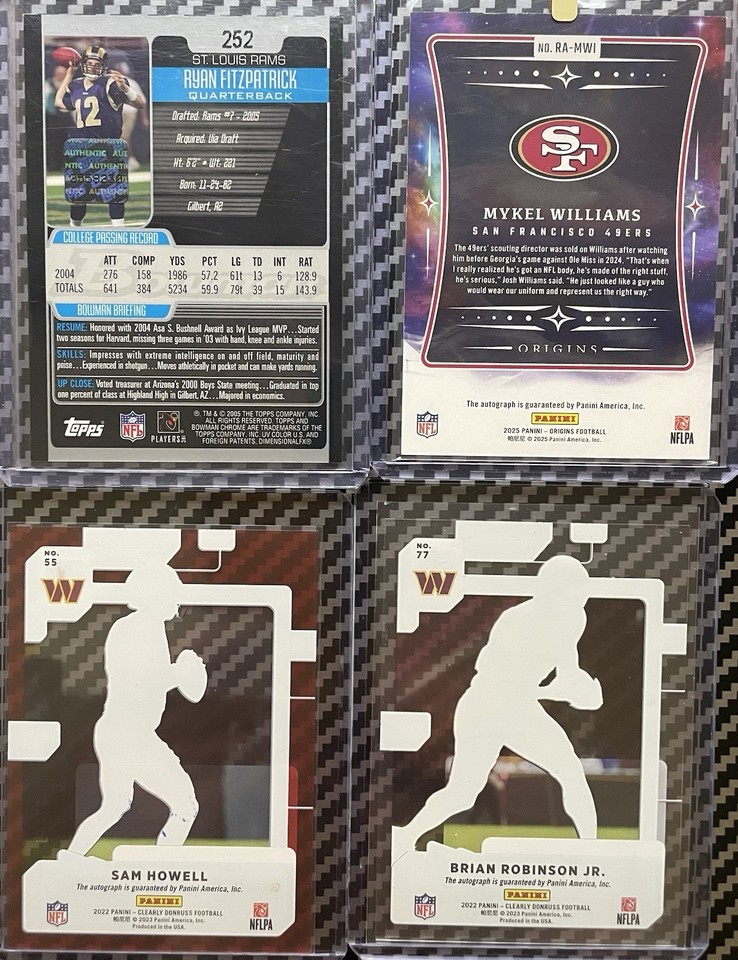 NFL 24 Card Auto Lot. Rookie, RPA, #’d SSP, Prizms And More. 🏈🔥🔥🔥 | eBay