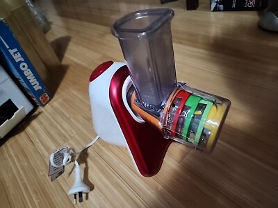Tefal Fresh Express Electric Slicer & Grater 5 Blades Vegetables Fruit ...