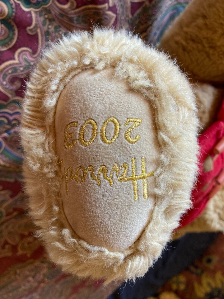 19" Vintage 2003 HARRODS Knightsbridge William Bear Stuffed Animal ~Ltd ...