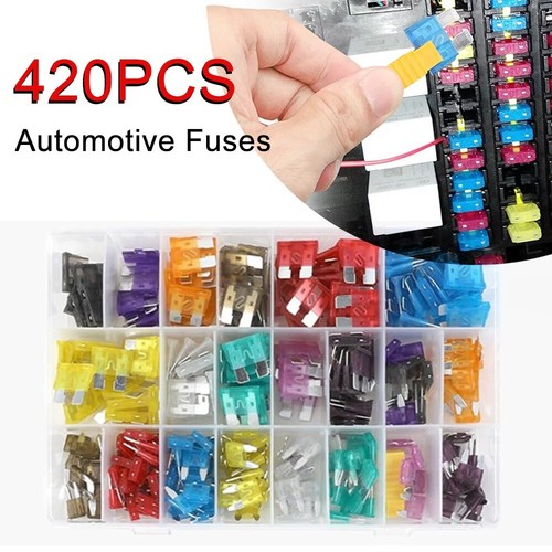 420Pcs Auto Blade Fuse Assortment Kit Set Car Truck Motorcycle Boat ...