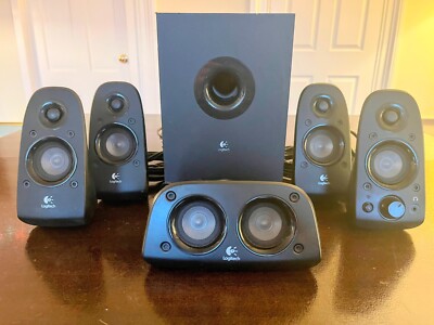 Logitech Z506 5.1 Surround Sound 5 Speaker home theater system With ...