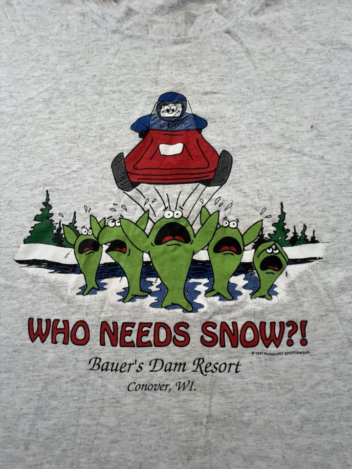 Vintage Streetwear Mens 2XL Conover Wisconsin Short Sleeve T-Shirt ...