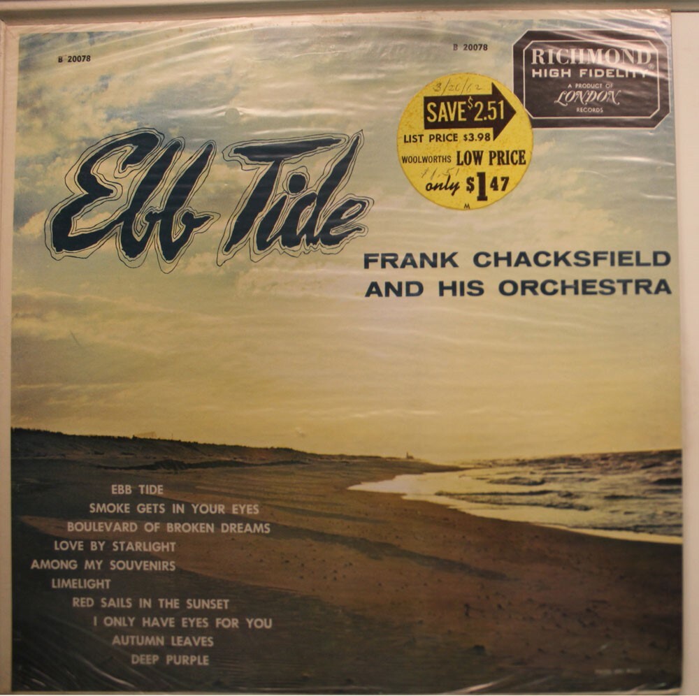 Frank Chacksfield And His Orchestra Lp Ebb Tide On London - Sealed ...