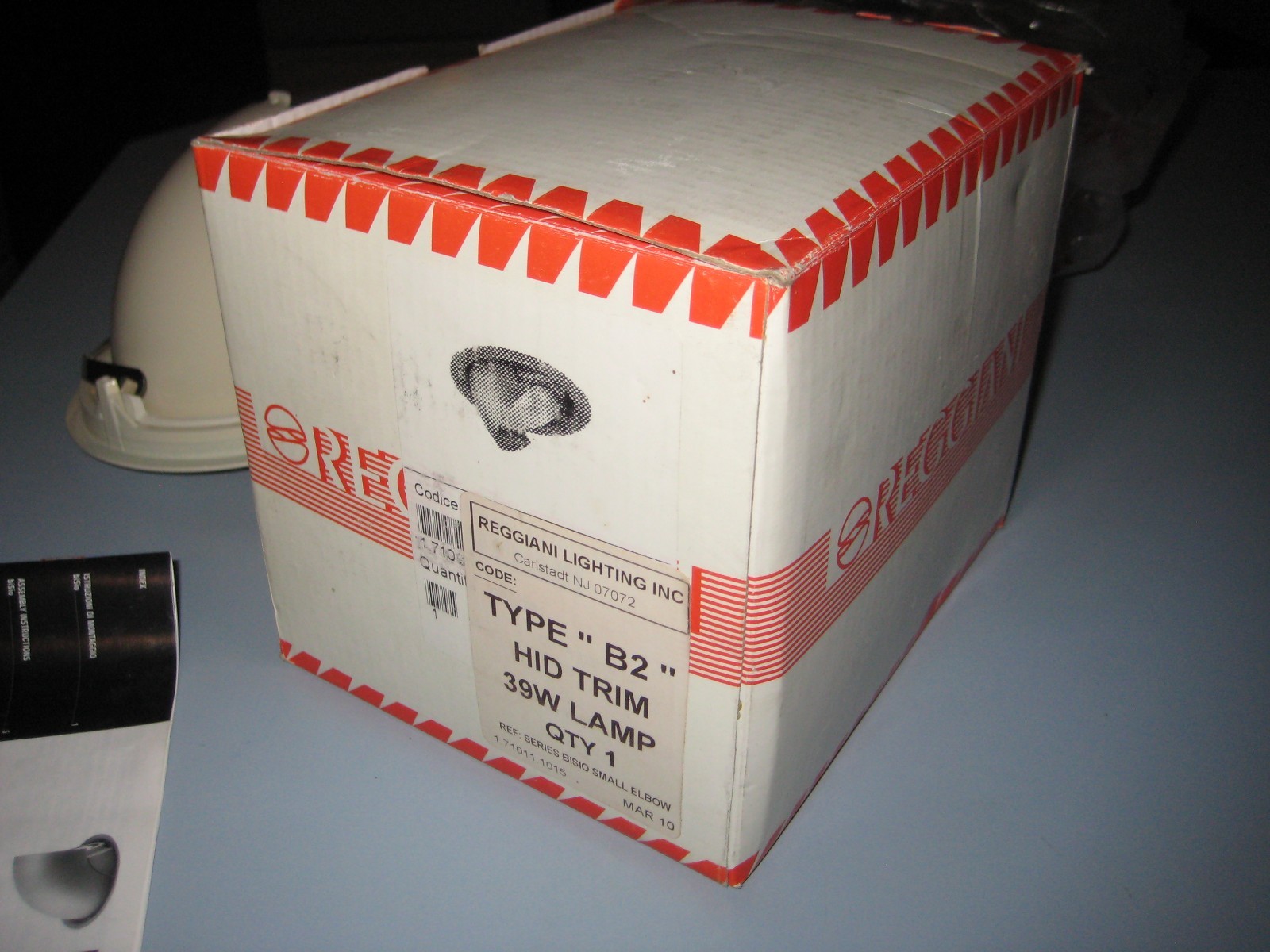 Reggiani Spa Illuminazone bi Si o Type "B2" HID Trim 39W Lamp Light ...