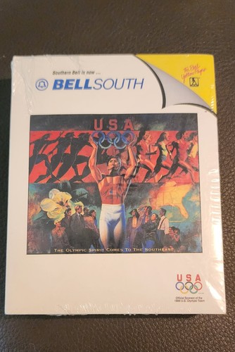 1996 Olympics Bellsouth Real Yellow Pages Novelty Notepad Mini Phone ...