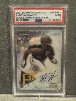 2021 Bowman Sterling - Ke'Bryan Hayes RC Autograph #BSR-56 Speckle /99 ...