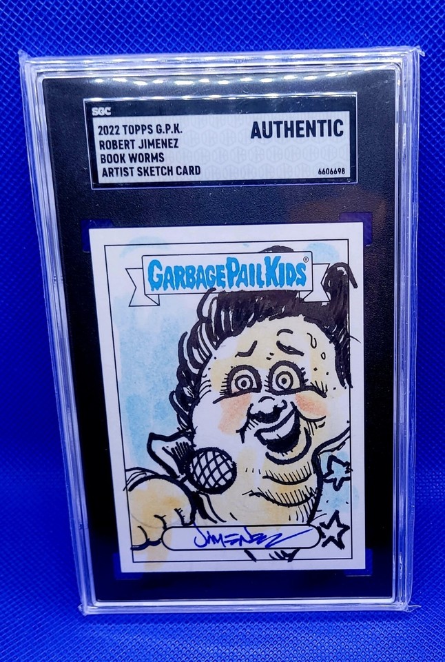 2022 Topps Garbage Pail Kids Robert Jimenez Artist Sketch Auto SGC ...