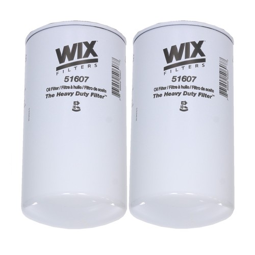 Wix Pair Set 2 Engine Motor Oil Filters For Dodge Ford Freightl ...