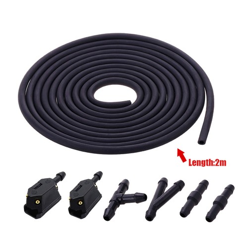 7x Car Windshield Wiper Washer Jet Tube Pipe Hose Connector Kits For ...
