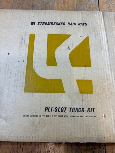 Strombecker Pli-slot Straight Road Shoulders Slot Car Track Accessory ...