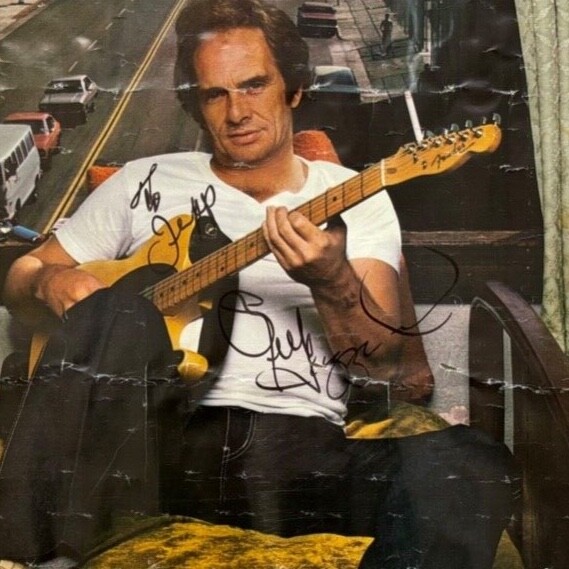 Merle Haggard AUTOGRAPHED Big City Promo Poster 1981 Jeep Holland ...