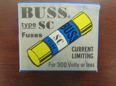 BUSS BUSSMANN SC 15 Current Limiting Fuse 15 AMP Type SC *Price Per ...