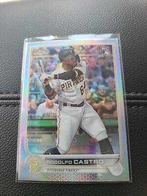 2022 Topps Chrome Base Refractor #7 Rodolfo Castro Rookie Card RC ...