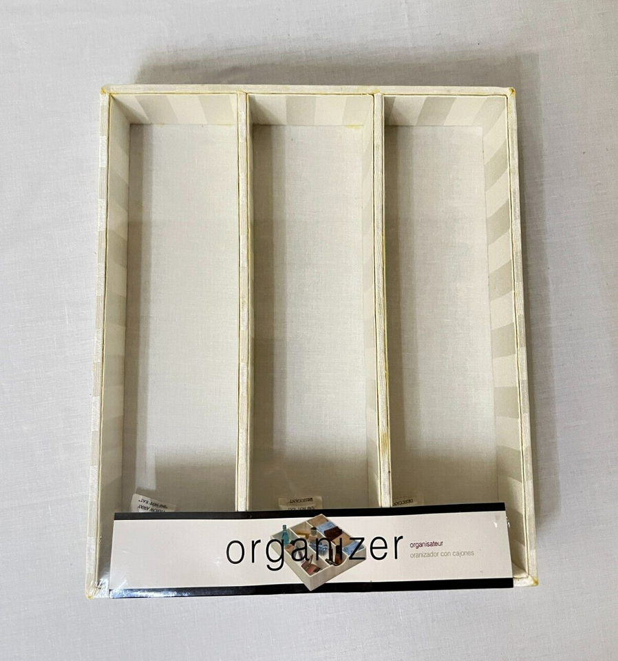 3 TRAYS SOCK STOCKINGS BRIEF PANTIES DIVIDED TRAY DRAWER ORGANIZER NOS ...