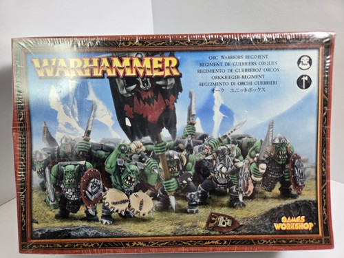 Warhammer Orc Warriors Regiment Games Workshop OOP New Factory Sealed ...