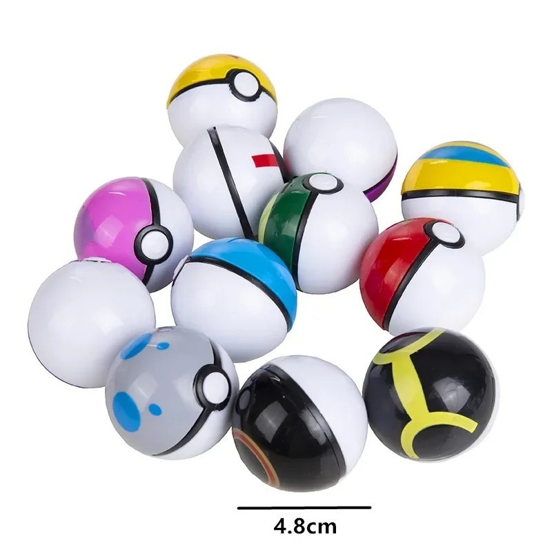 12x Pokemon Figures Set with Pokeball – Kids Toy Gift Pikachu Anime ...