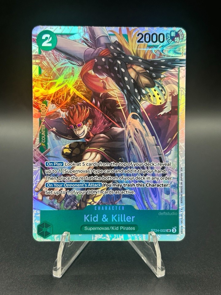 Kid & Killer • ST24-002 SR Starter Deck 24: Jewelry Bonney One Piece ...