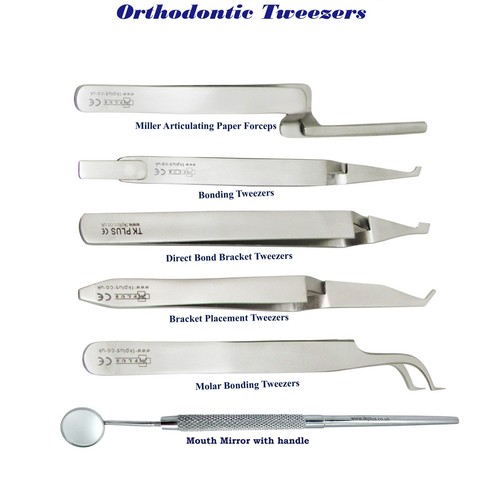ORTHODONTIC Tweezers Bracket holding Tweezer Direct Bonding Dentistry ...